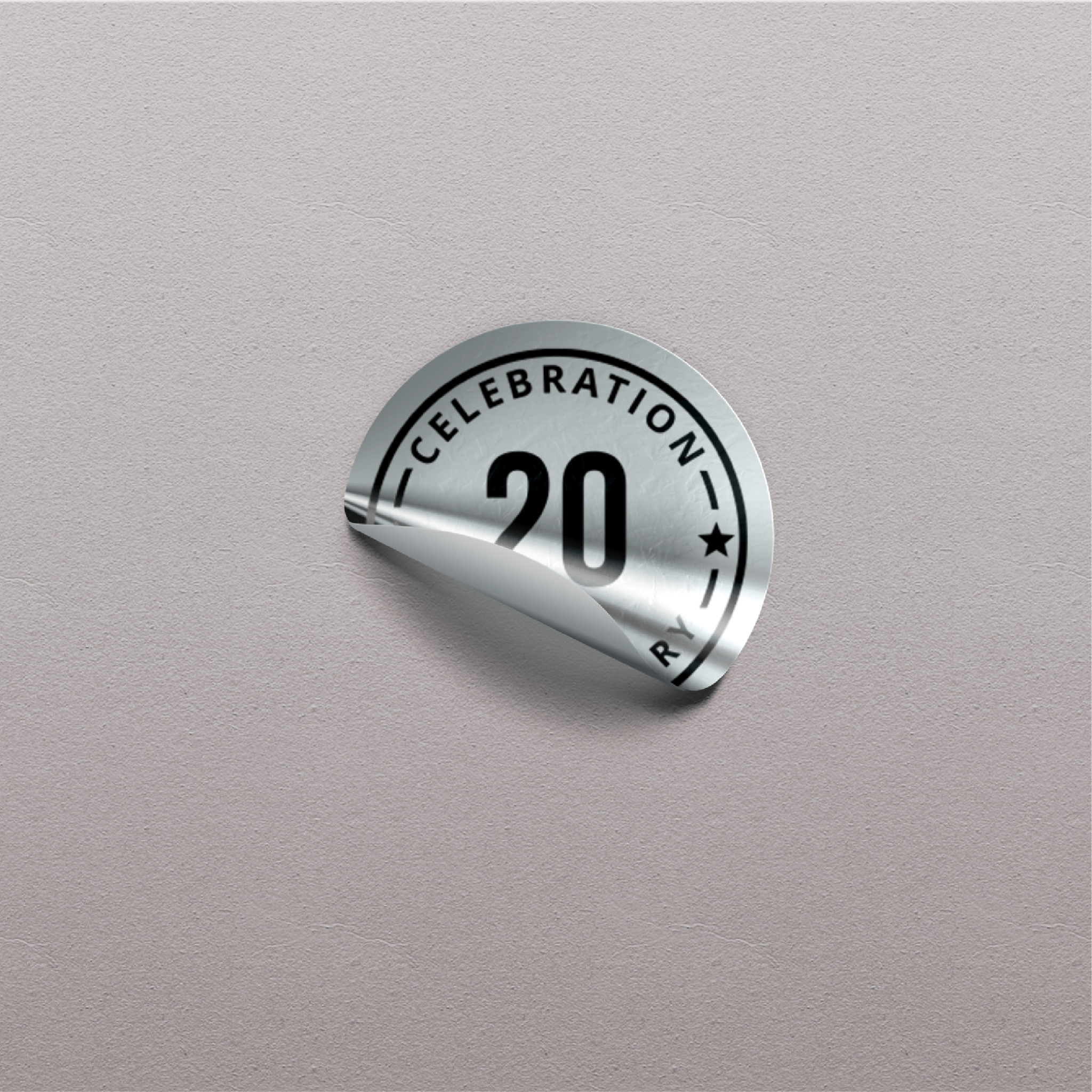 Gloss Silver PP Stickers Printing Singapore | 2B Printing